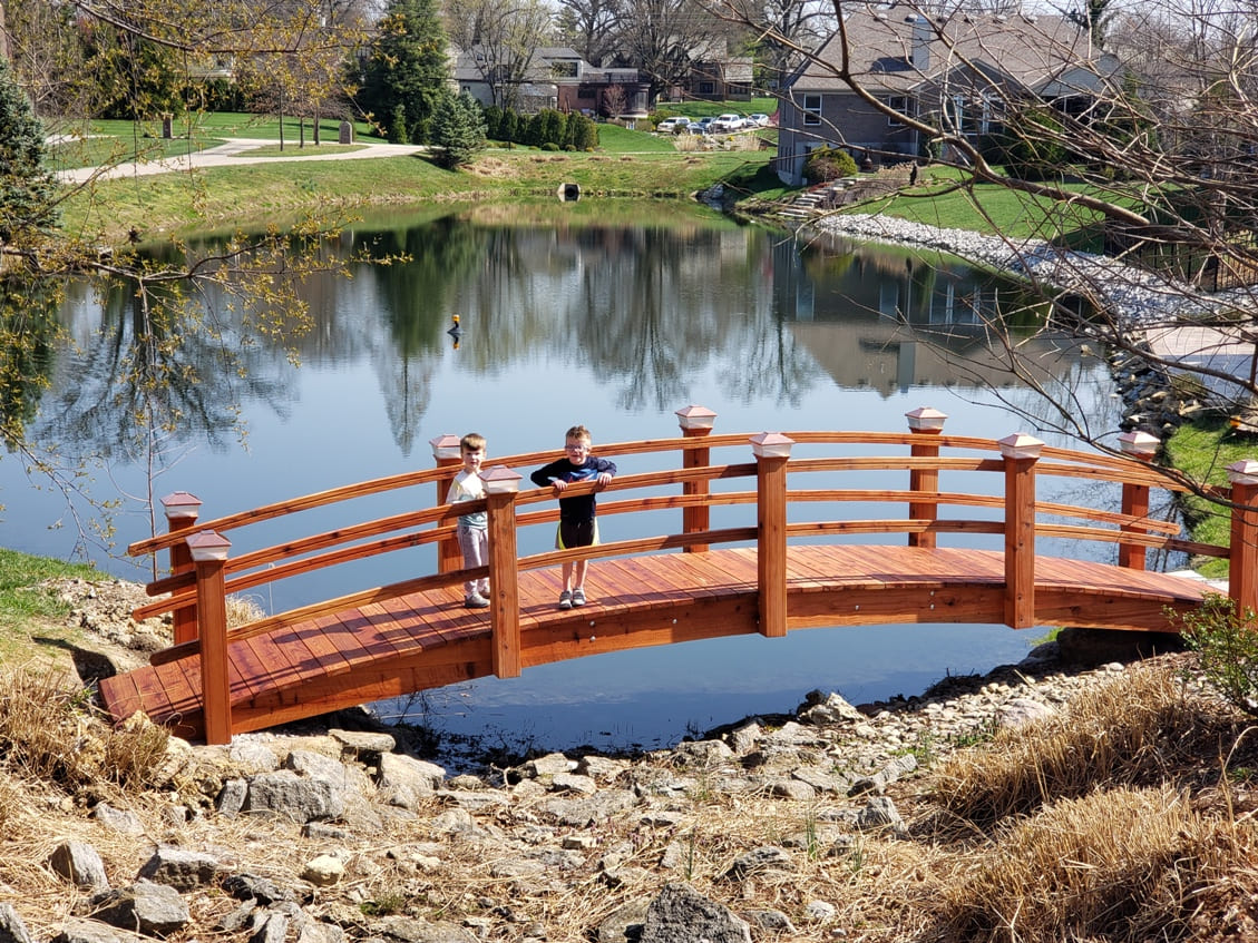 Custom Koi Pond Bridges | Garden Bridges